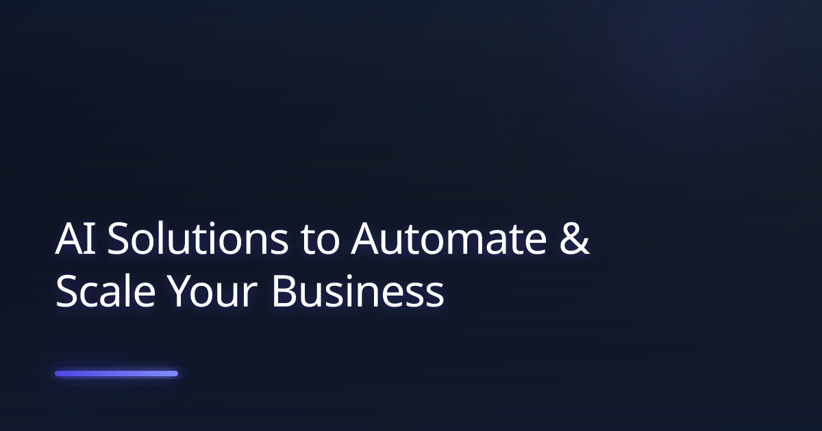 AI Solutions to Automate & Scale Your Business | Aptimus